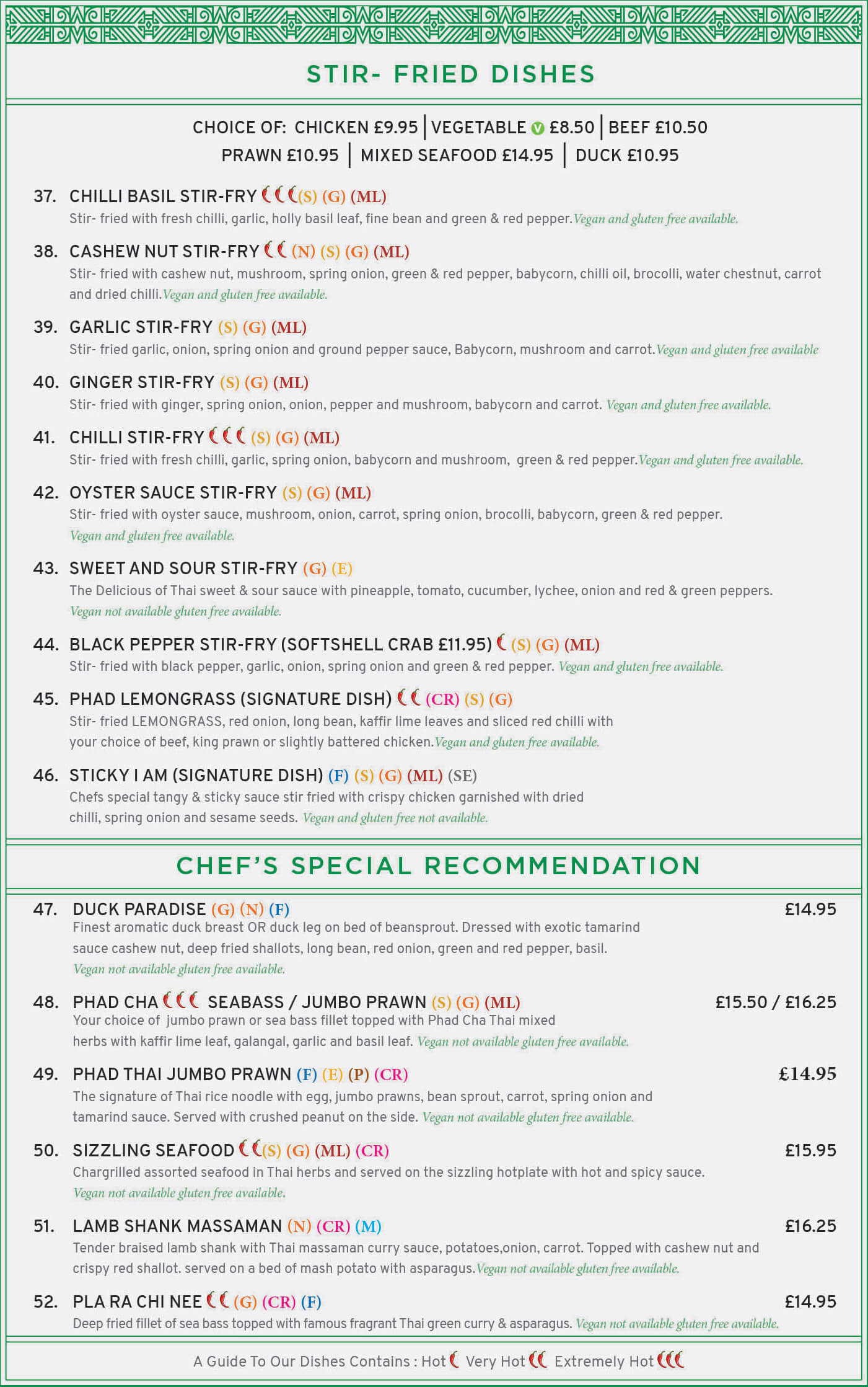 Menu Rustington – Lemongrass Thai Restaurant
